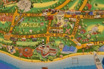 Strand Map Mural 2021 - The Art & Soul Traders