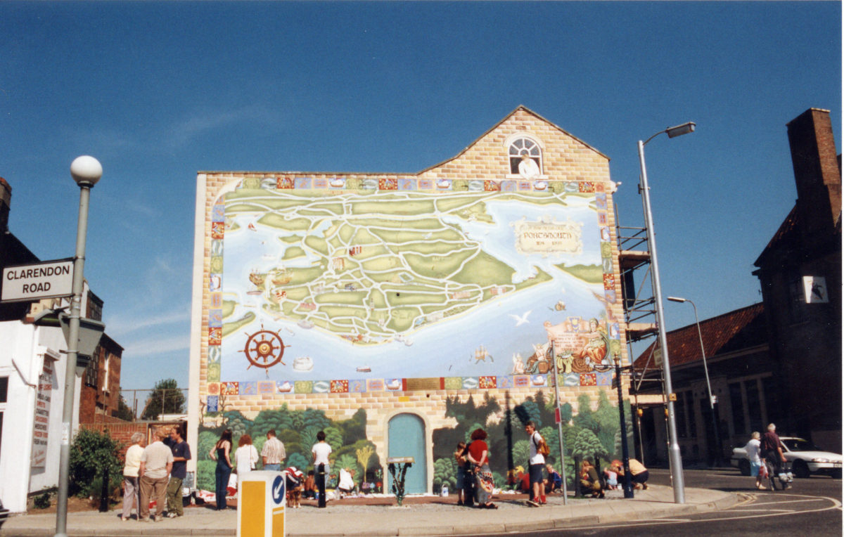 Strand Map Mural - Origins - The Art & Soul Traders