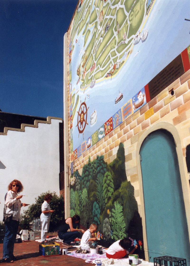 Strand Map Mural - Origins - The Art & Soul Traders