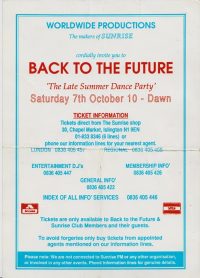 Rave Flyers – 1988 – 1989 - The Art & Soul Traders