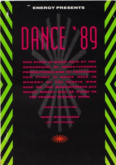 Rave Flyers – 1988 – 1989 - The Art & Soul Traders