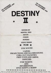 Rave Flyers – 1989 Part 2 - The Art & Soul Traders