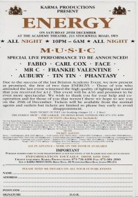 Rave Flyers – 1988 – 1989 - The Art & Soul Traders