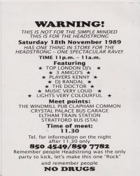 Rave Flyers – 1989 Part 2 - The Art & Soul Traders