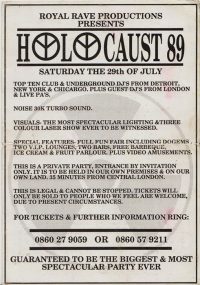 Rave Flyers – 1988 – 1989 - The Art & Soul Traders