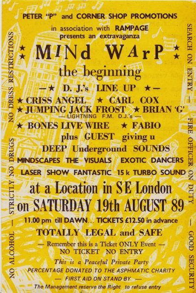 Rave Flyers – 1989 Part 2 - The Art & Soul Traders