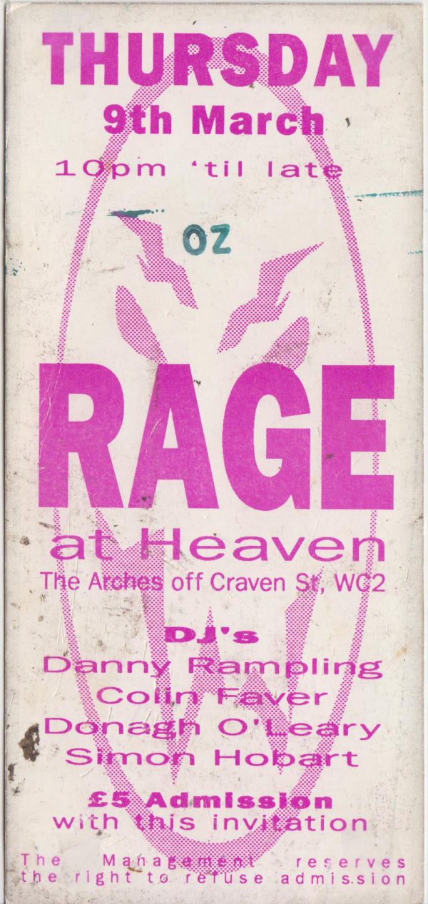 Rave Flyers - 1988 - 1989 - The Art & Soul Traders