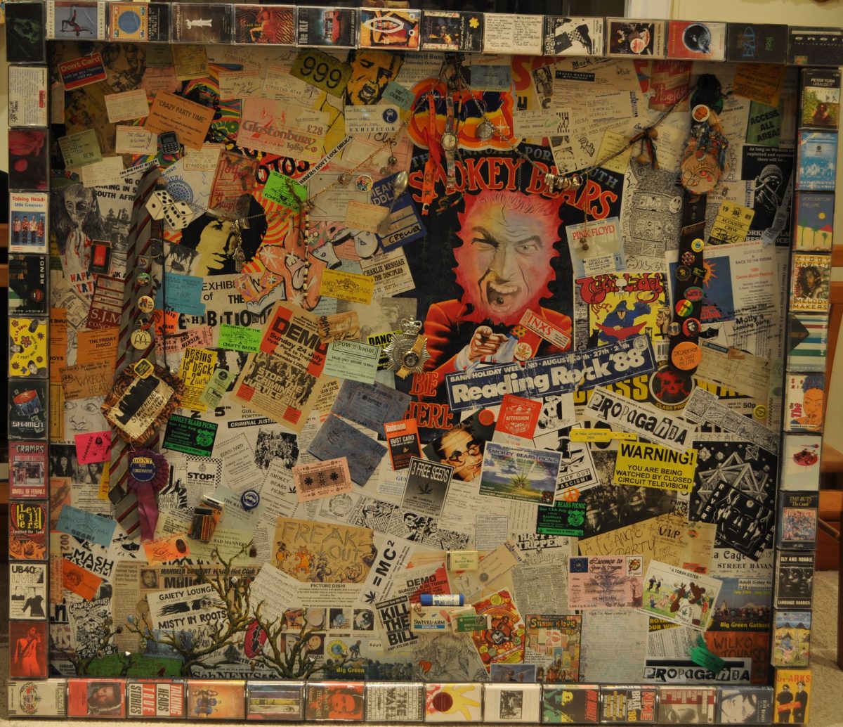 1980's 1990's Counter-Culture Collage Canvas - The Art & Soul Traders